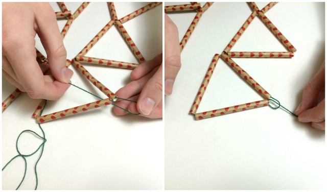 All Paths Lead to Wonderland: DIY Valentine's Paper Straw Banner