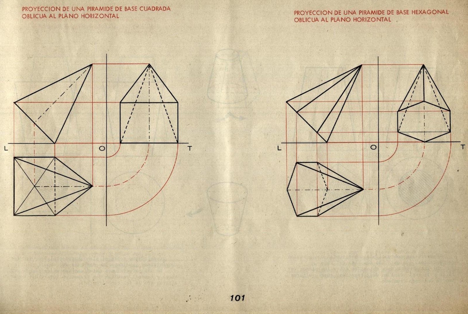 Notas de Dibujo Técnico Para Estudiantes : Proyección de Triángulo ...