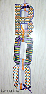 Loving Life: Hanging BOO Letters