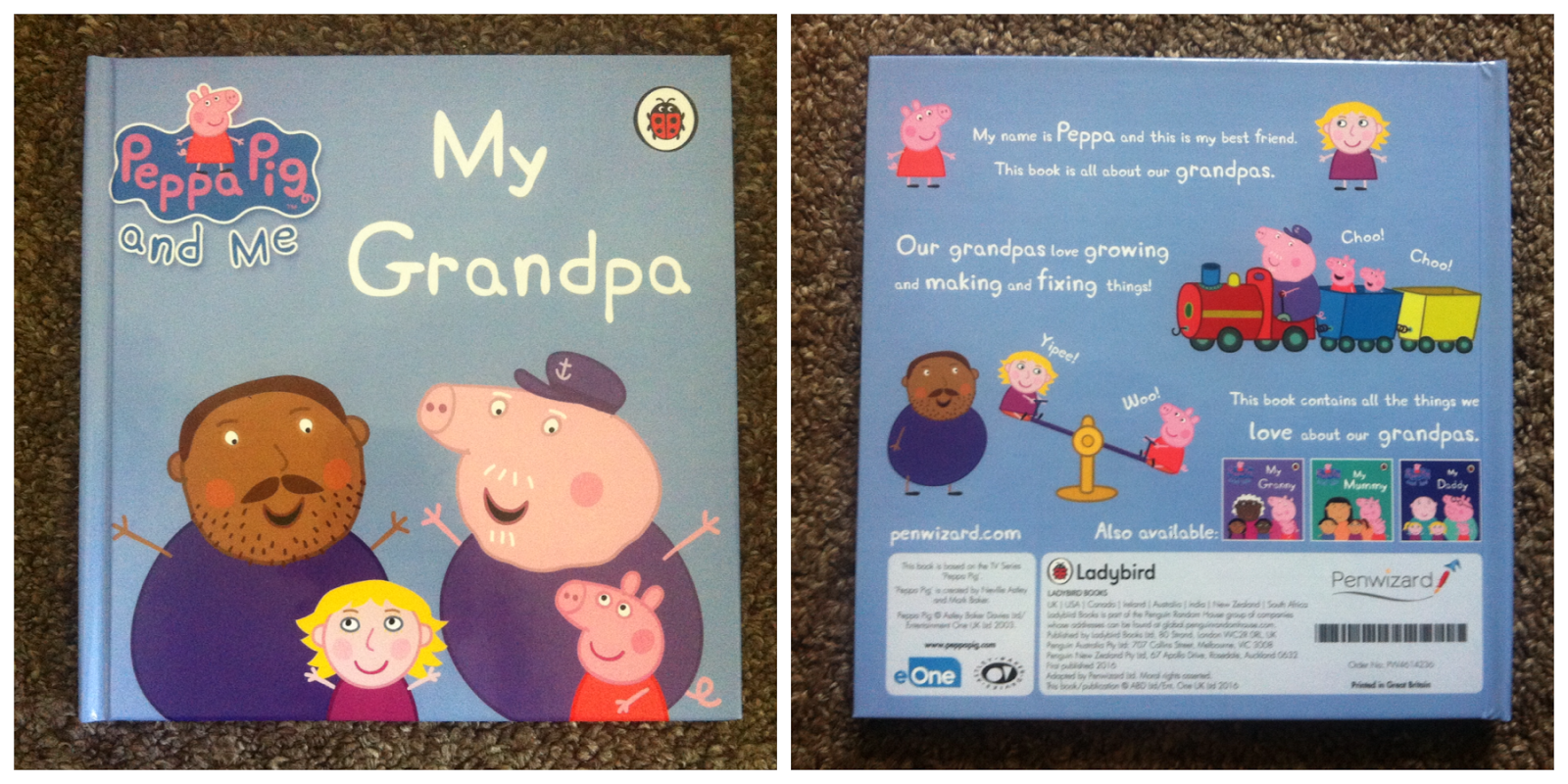 My Little L: Review: personalised Peppa Pig "My Grandpa" book by Penwizard