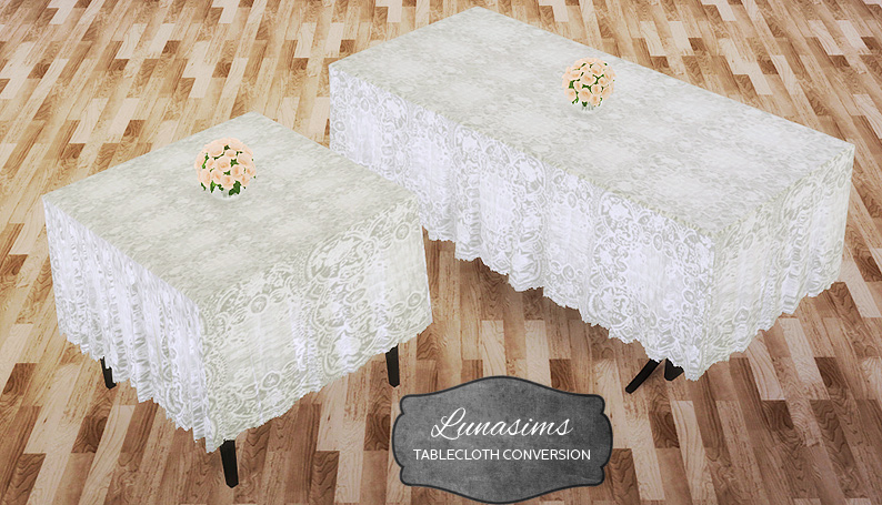 LUNASIMS TABLECLOTH CONVERSION | Mio sims