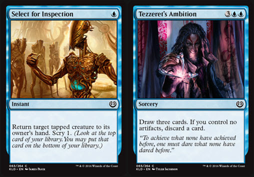 Magic the Gathering Adventures: Kaladesh Set Review: Blue