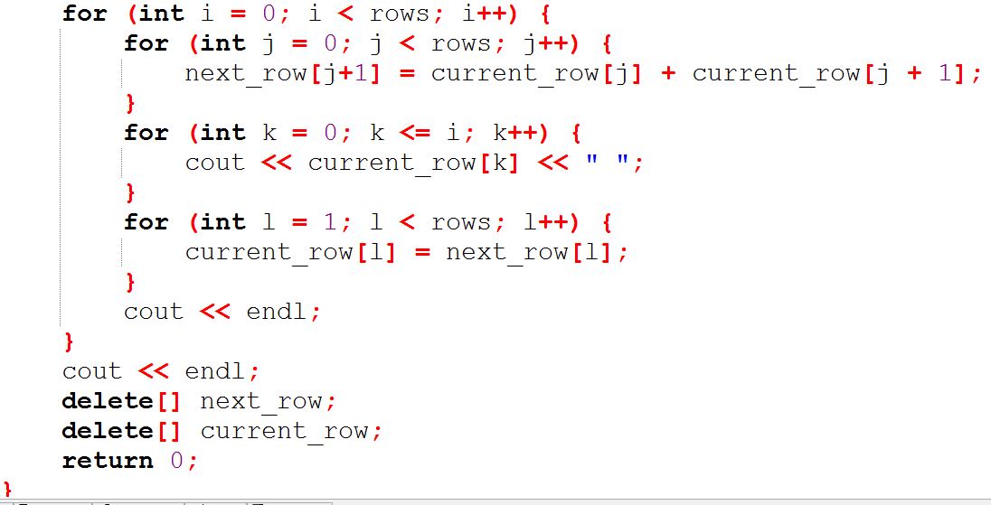 Question Aim: Pascal triangle using array - Better Insight Extraction Question Aim: Pascal triangle using array - Better Insight Extraction