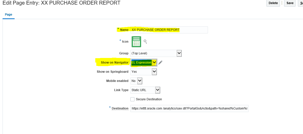 Oracle Application's Blog: How to Show the Reports Icon in the Oracle ...