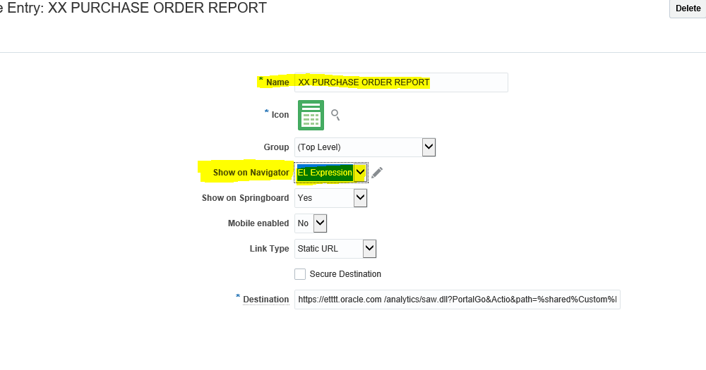 Oracle Application's Blog: How to Show the Reports Icon in the Oracle ...