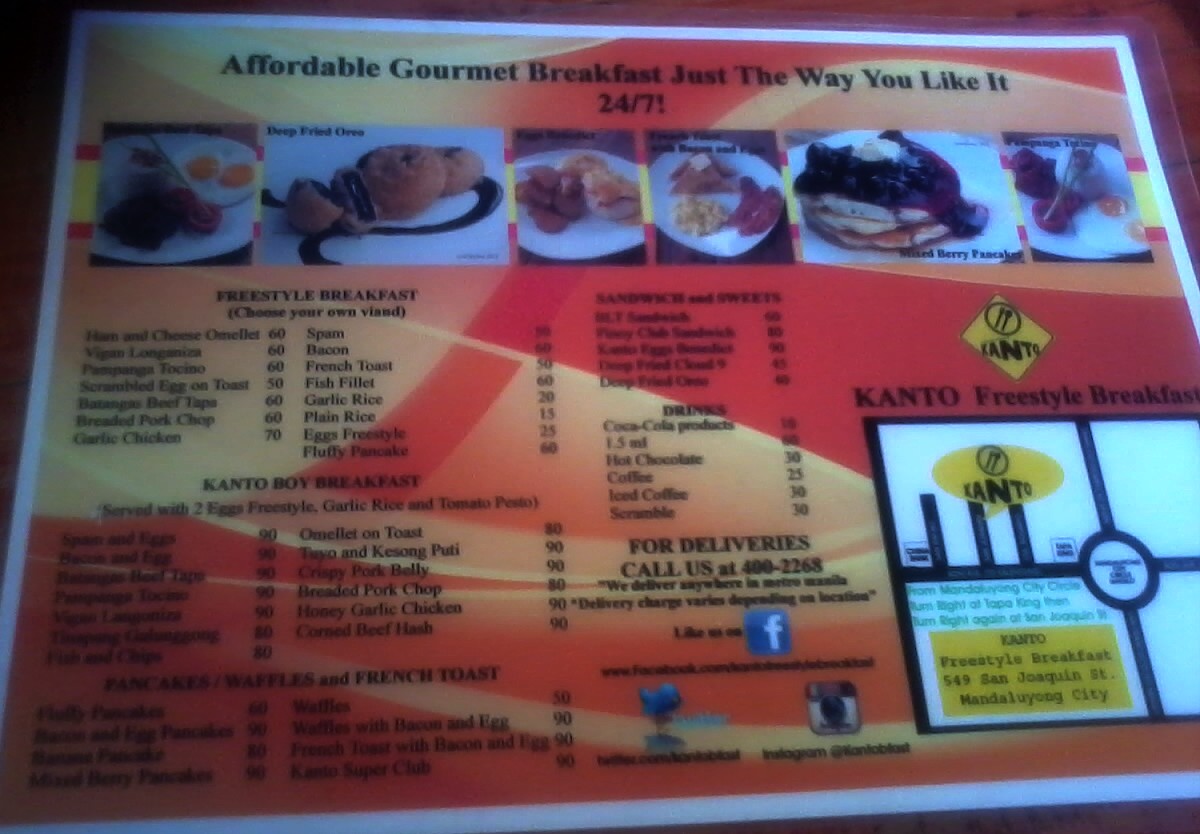 Sand Under My Feet: Kanto Freestyle Breakfast:Not Your Usual ...