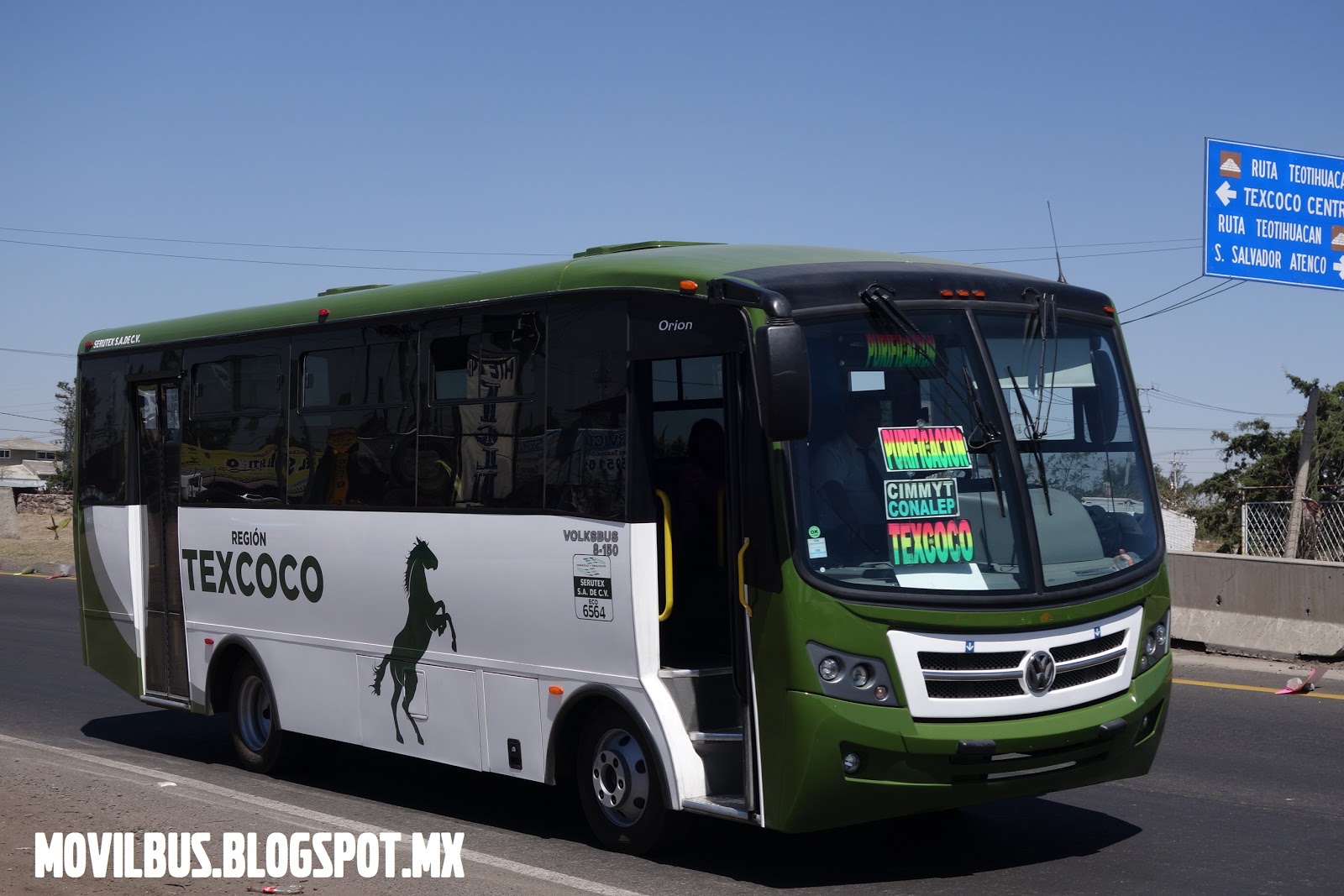 AYCO ORION VOLKSBUS 8-150 de Autobuses México-Texcoco.