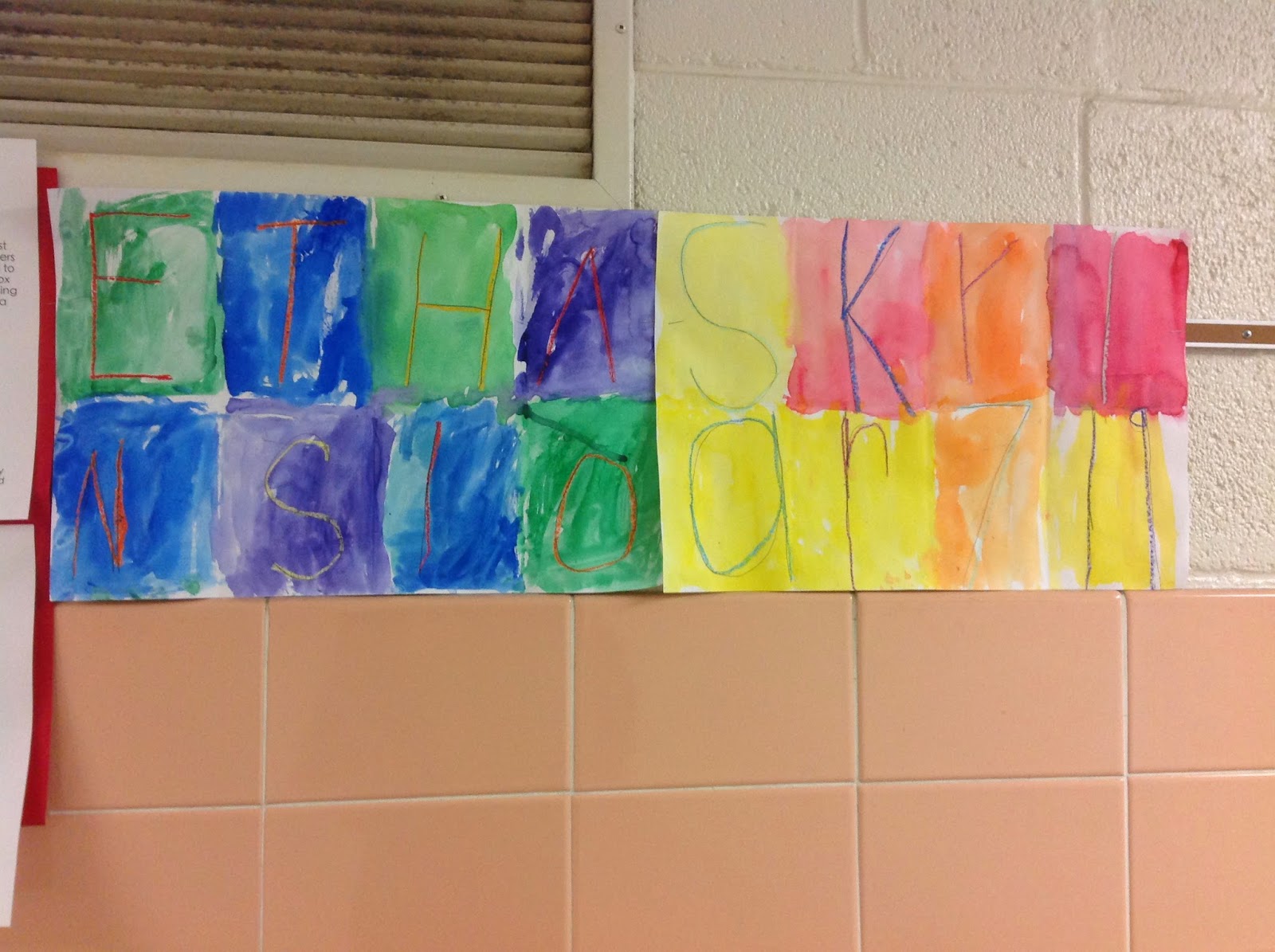 The Artsy Fartsy Art Room: Jasper Johns & 1st Grade