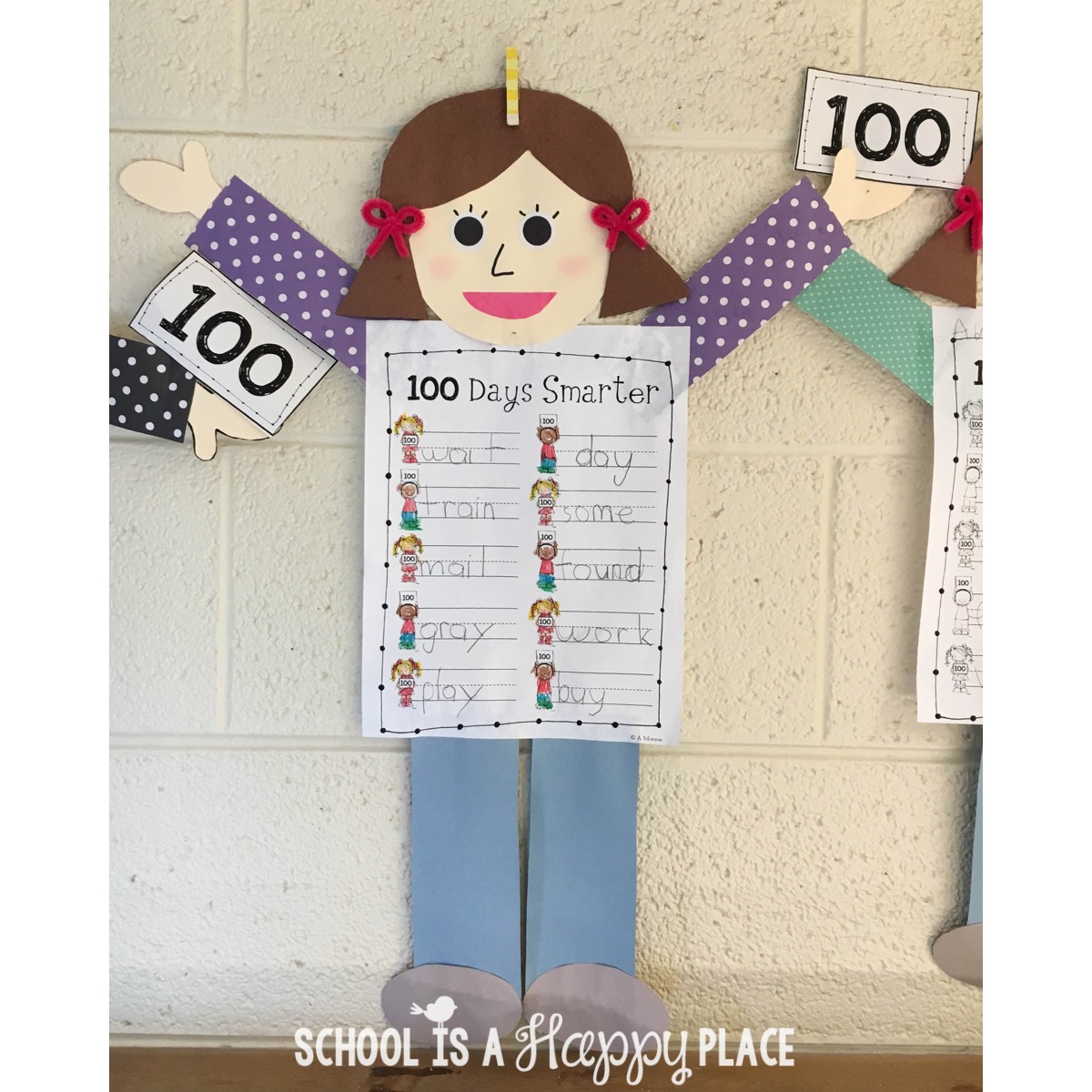 School Is a Happy Place: Make the Most of the 100th Day (Tips and Free ...