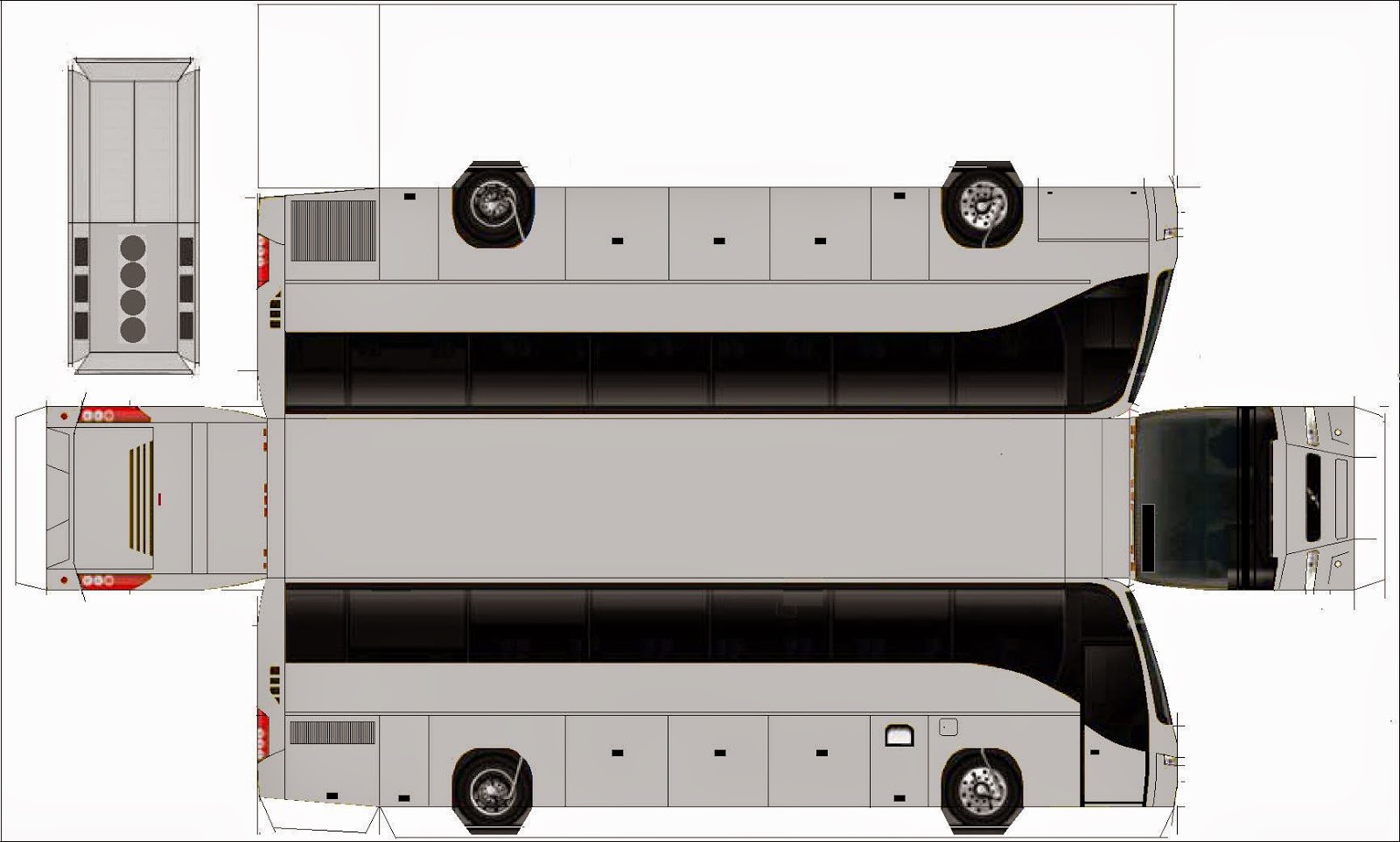 AUTOBUSES MEXICANOS ARMABLES