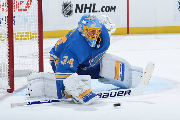 I Love Goalies!: Jake Allen 2018-19 Mask