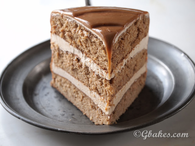 Apple Cider Caramel Layer Cake