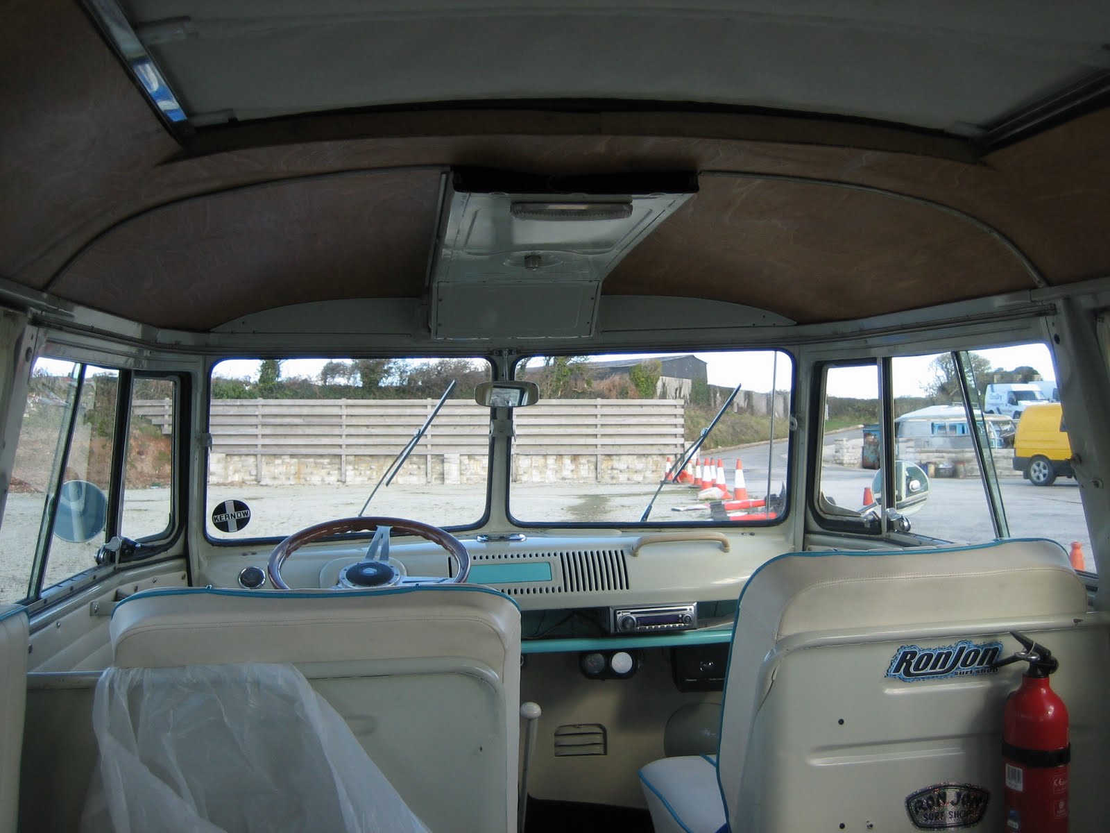 Colin Rouse Auto Trim : 1967 VW Split Screen Bus Trimmed For A Wedding ...