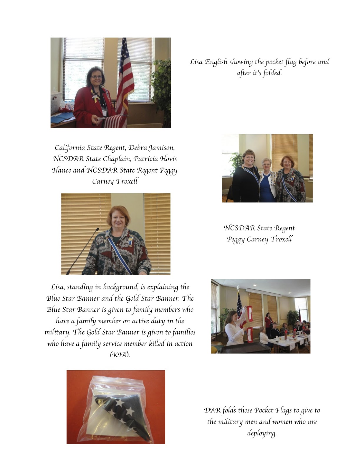 Daughter's of the American Revolution - Rockfish Chapter: POCKET FLAG ...