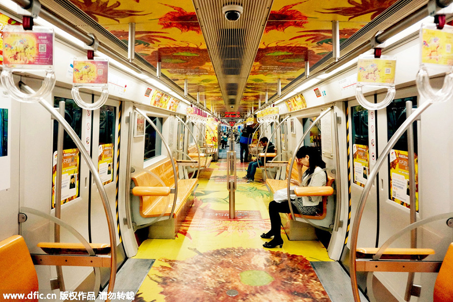 Garden Inside the Train?! Check Out These Colorful Trains in China ...