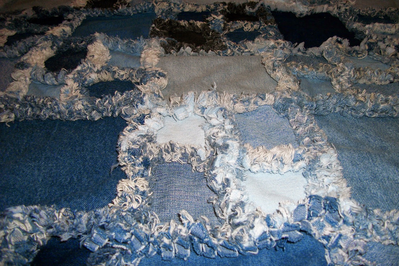 Deerecountry Quilts : Denim Rag Quilt