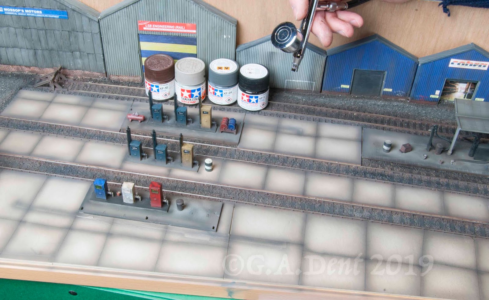 NEW DIESEL DEPOT DIORAMA