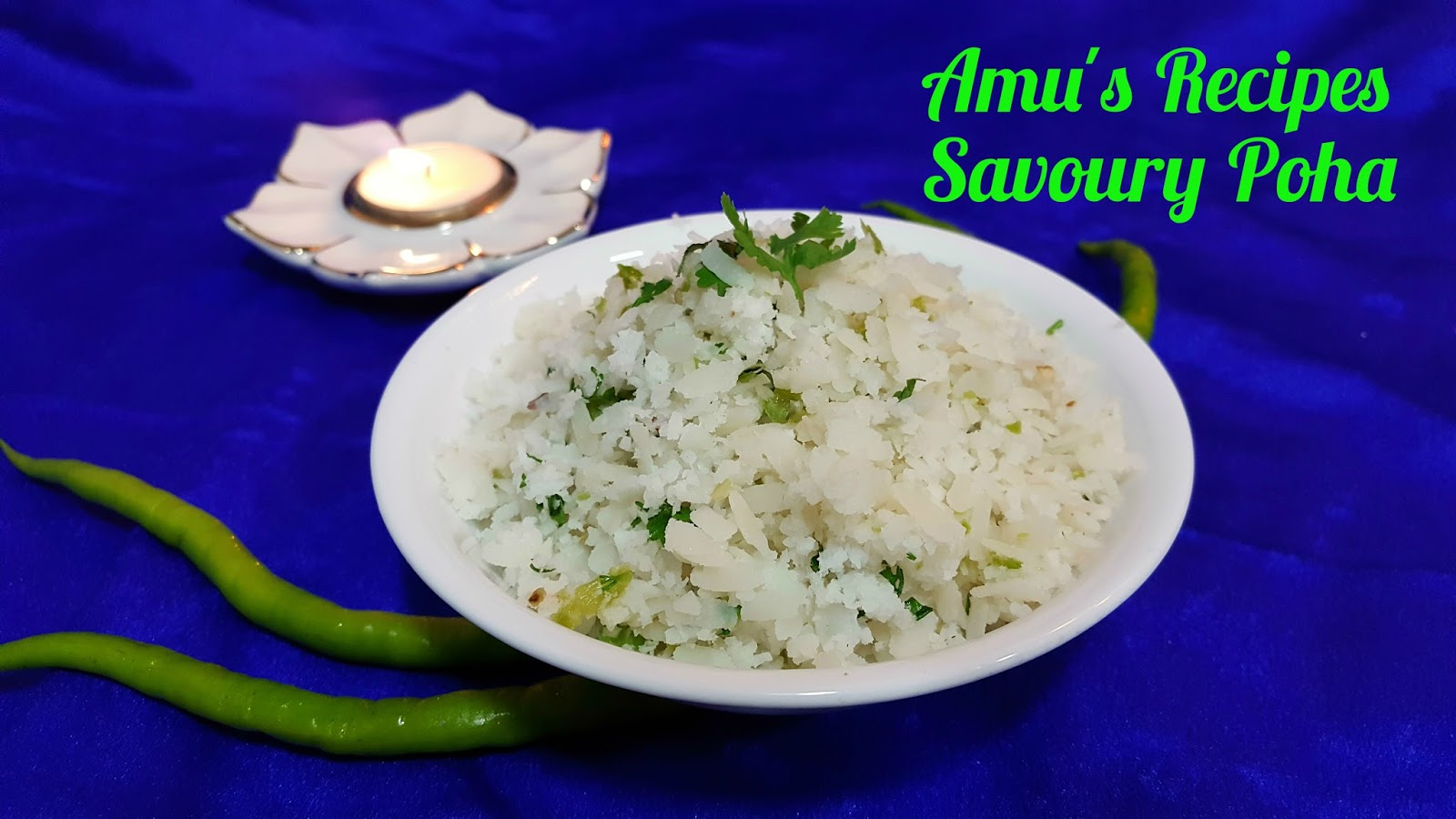 AMU'S RECIPES: Savoury Poha (Tikhat Pohe)