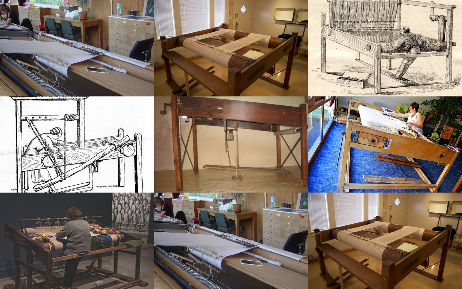 Gangewifre Weaving: Low Warp Tapestry Loom