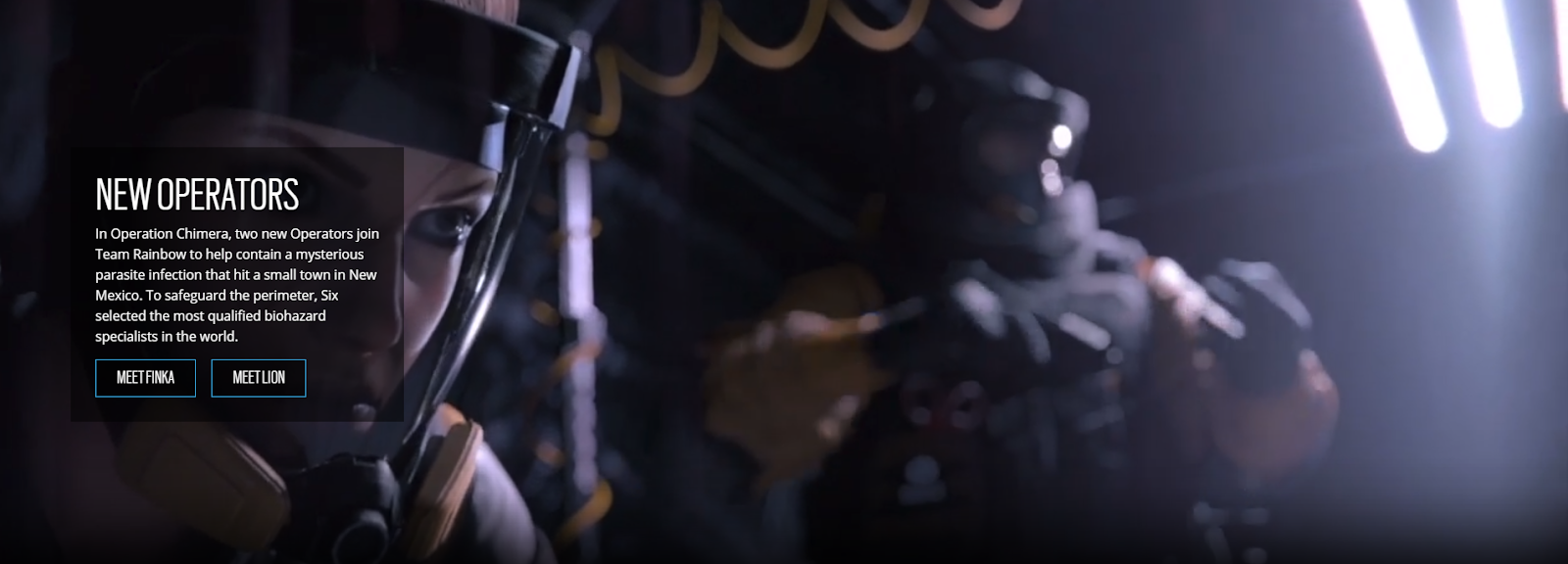 Two new Rainbow Six Siege Operators revealed: Finka and Lion
