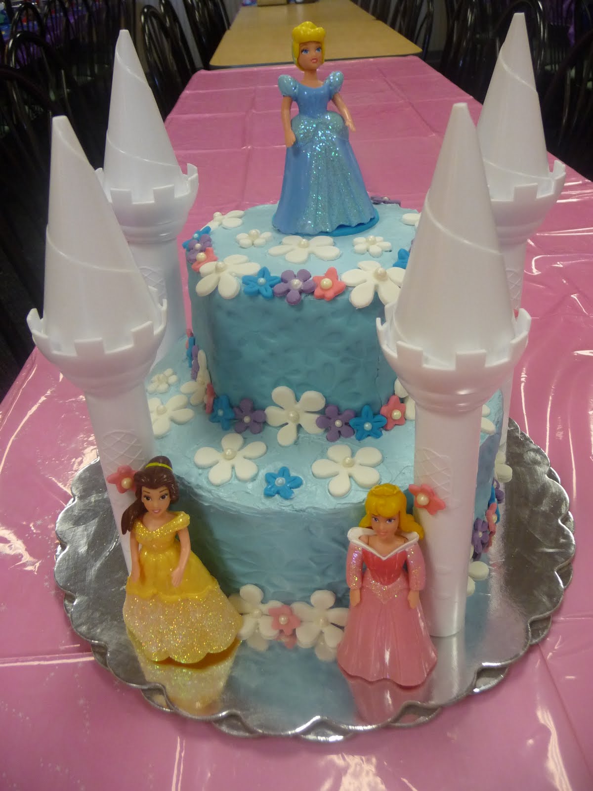 Disney Princess Castle Cake