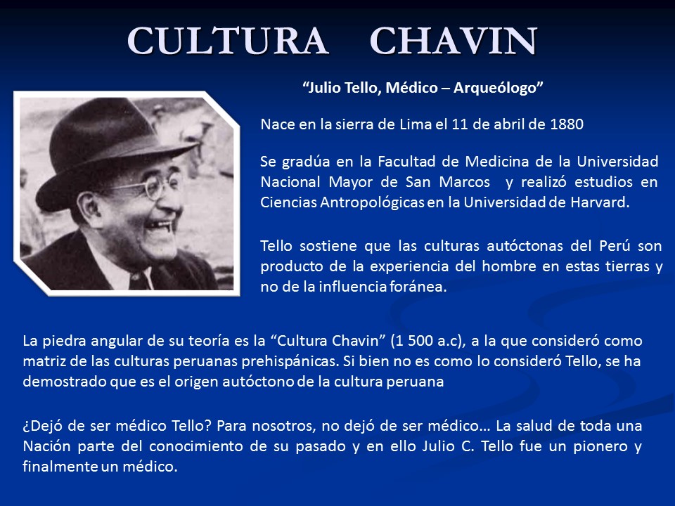 CURSOS DR. CARDENAS: CULTURA CHAVIN