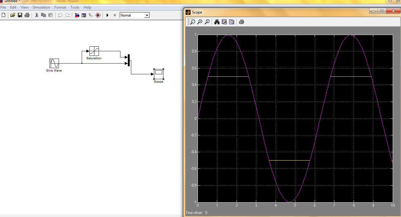 SIMULACION CON SIMULINK - MATLAB