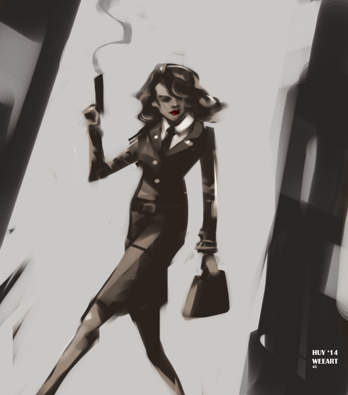 Fashion and Action: Agent Carter Premieres Tonight! - Fan Art, Photos ...