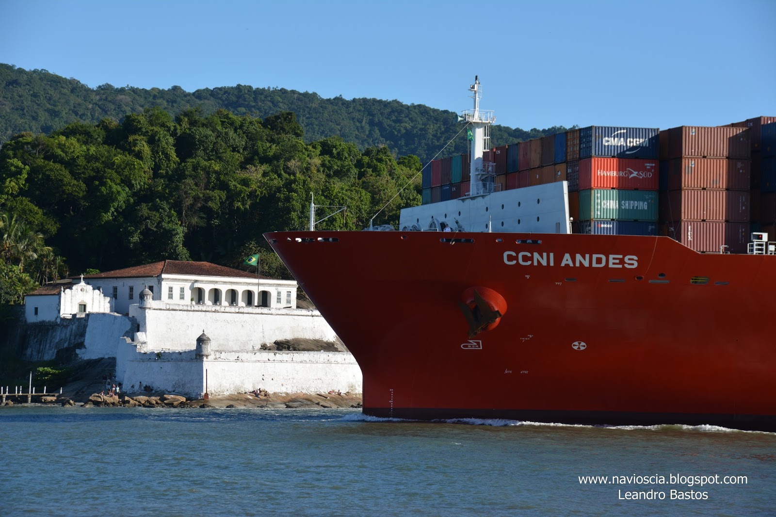 Navios de Santos & CIA: Navio CCNI ANDES