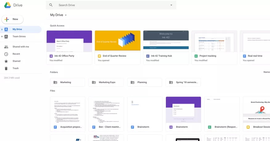 Desain Baru Google Drive
