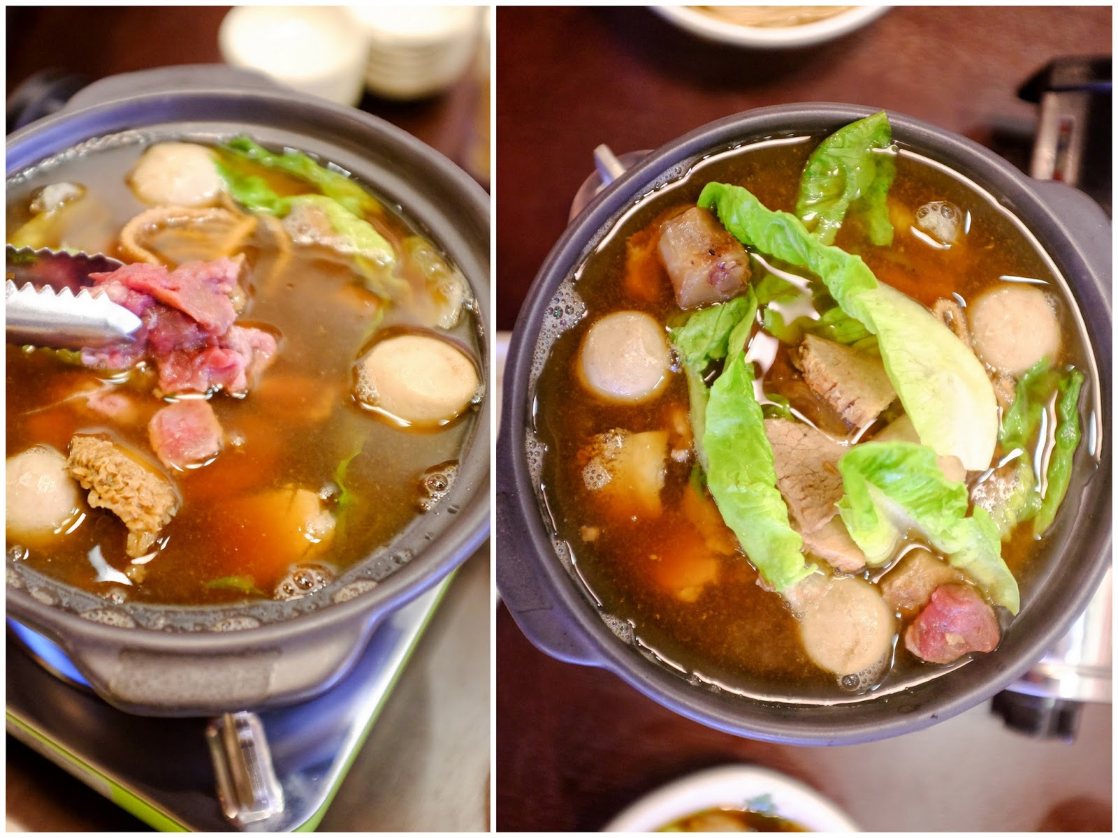 The variety of noodles is also noteworthy - thick & tender handmade mee ...