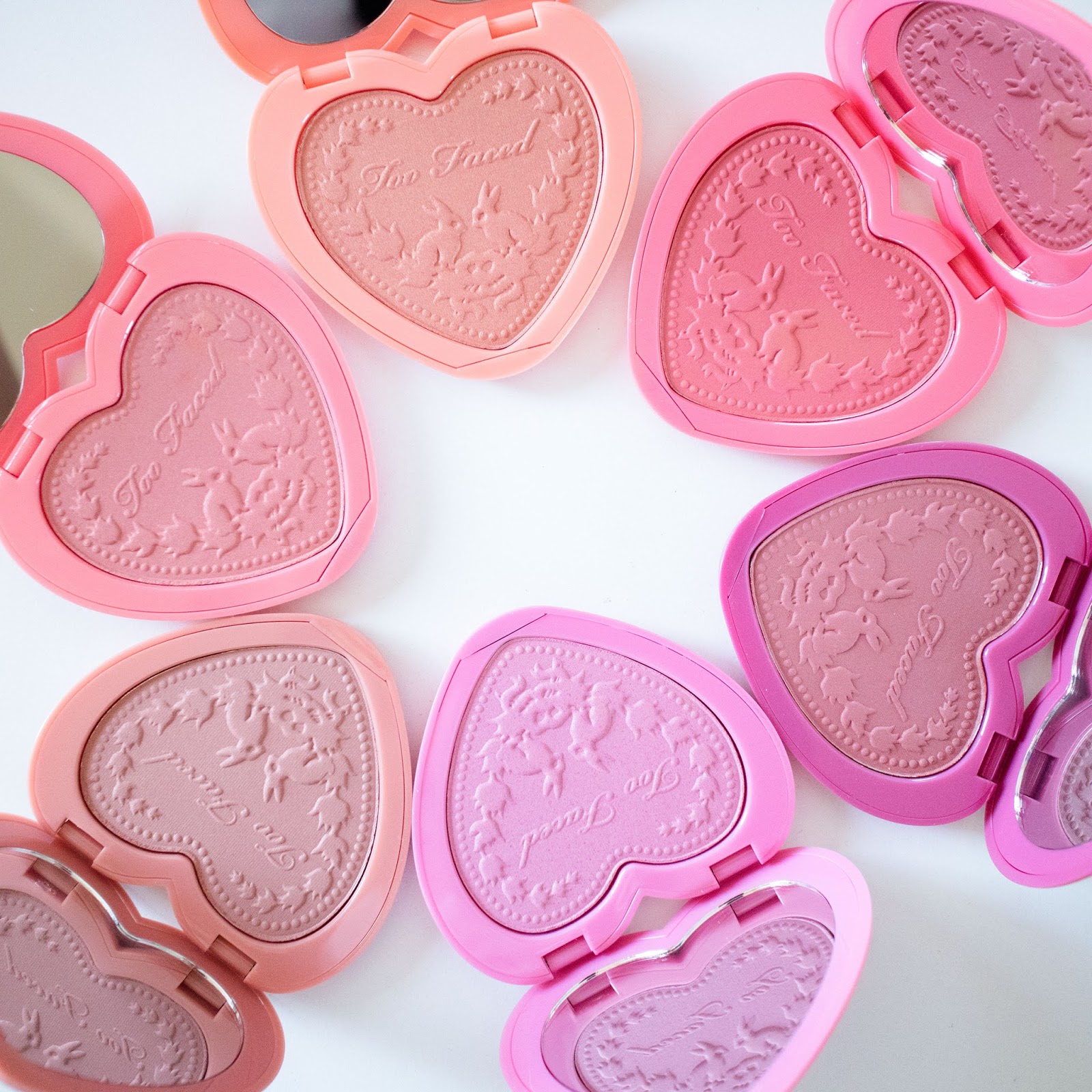 Too Faced Love Flush Blush in Baby Love - Review & Swatches - Pink ...