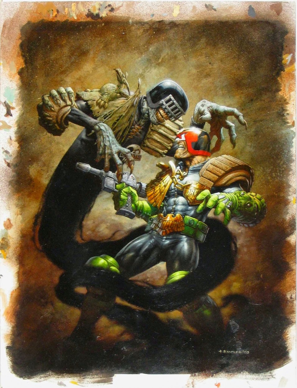 Bruce's Scale Modeling Domain: 1/12 2000AD Judge Death by Three A