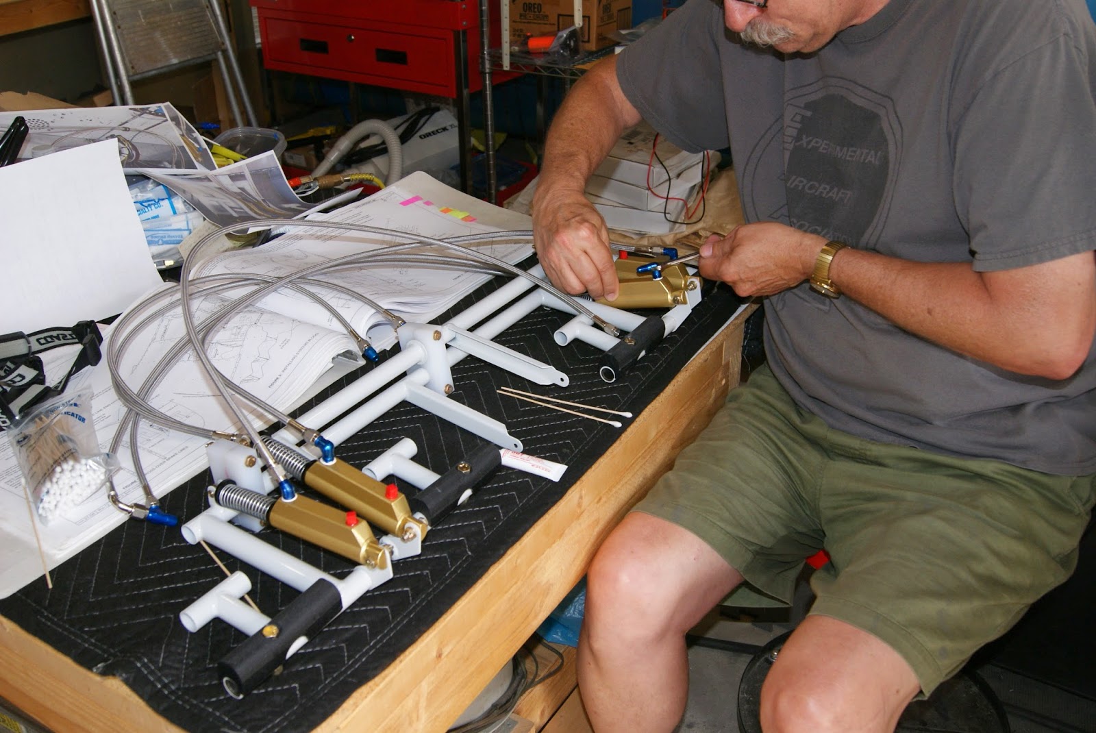 DOG Aviation John's RV-12 Blog: Aircraft Specialty Brake Lines - Matco ...