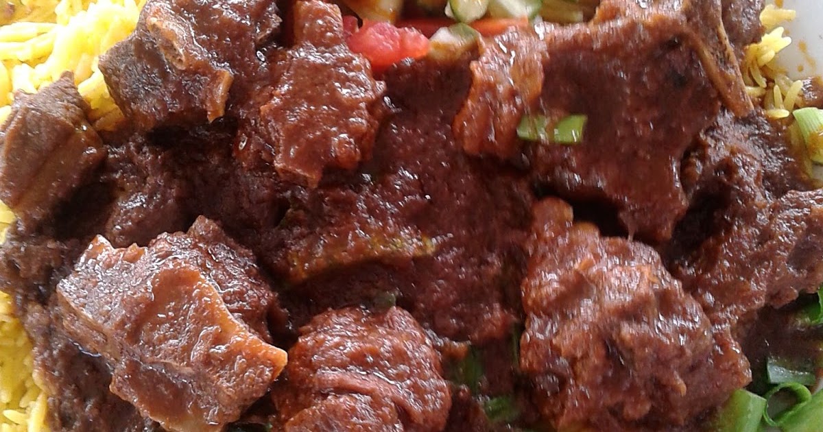 NAILY'S KITCHEN: KARI KAMBING 40 HARI & MEE BESEN ORI MELAKA