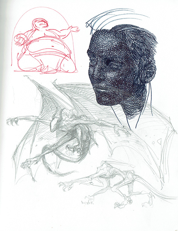 Drawing is Neat: H.P. Lovecraft's Night-gaunt: The Tickling Terror