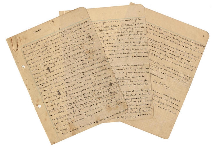 Borges todo el año: Manuscritos