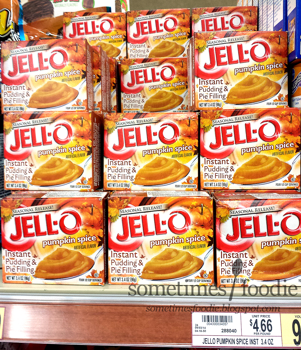 Sometimes Foodie: Pumpkin Spice Jello Pudding is back on the Shelves!