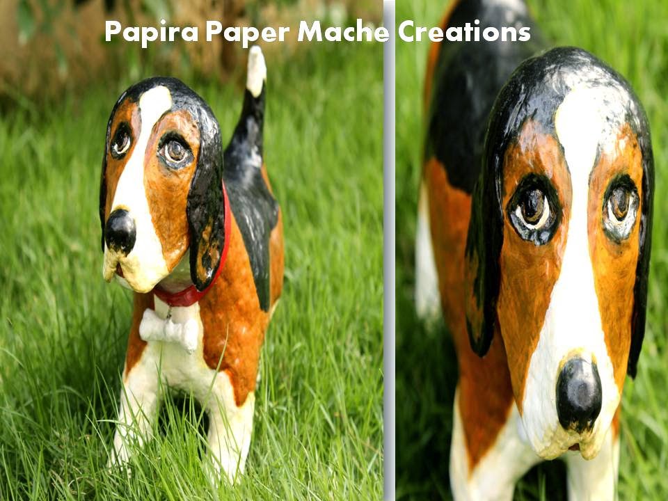 Tommy - The paper mache dog ~ Papira