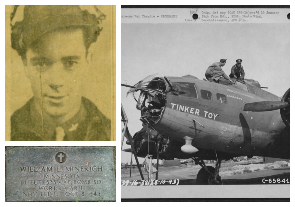 WW2 Fallen 100: WW2 Veterans Day Fallen - B-17 pilot William Minerich