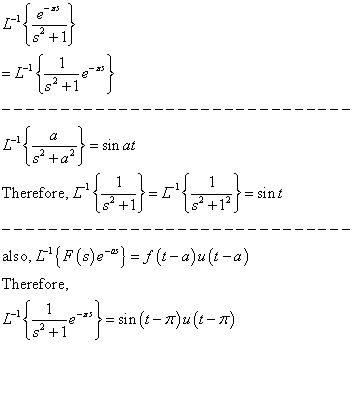 Differential Equations Solved Examples: Inverse laplace transform e ...