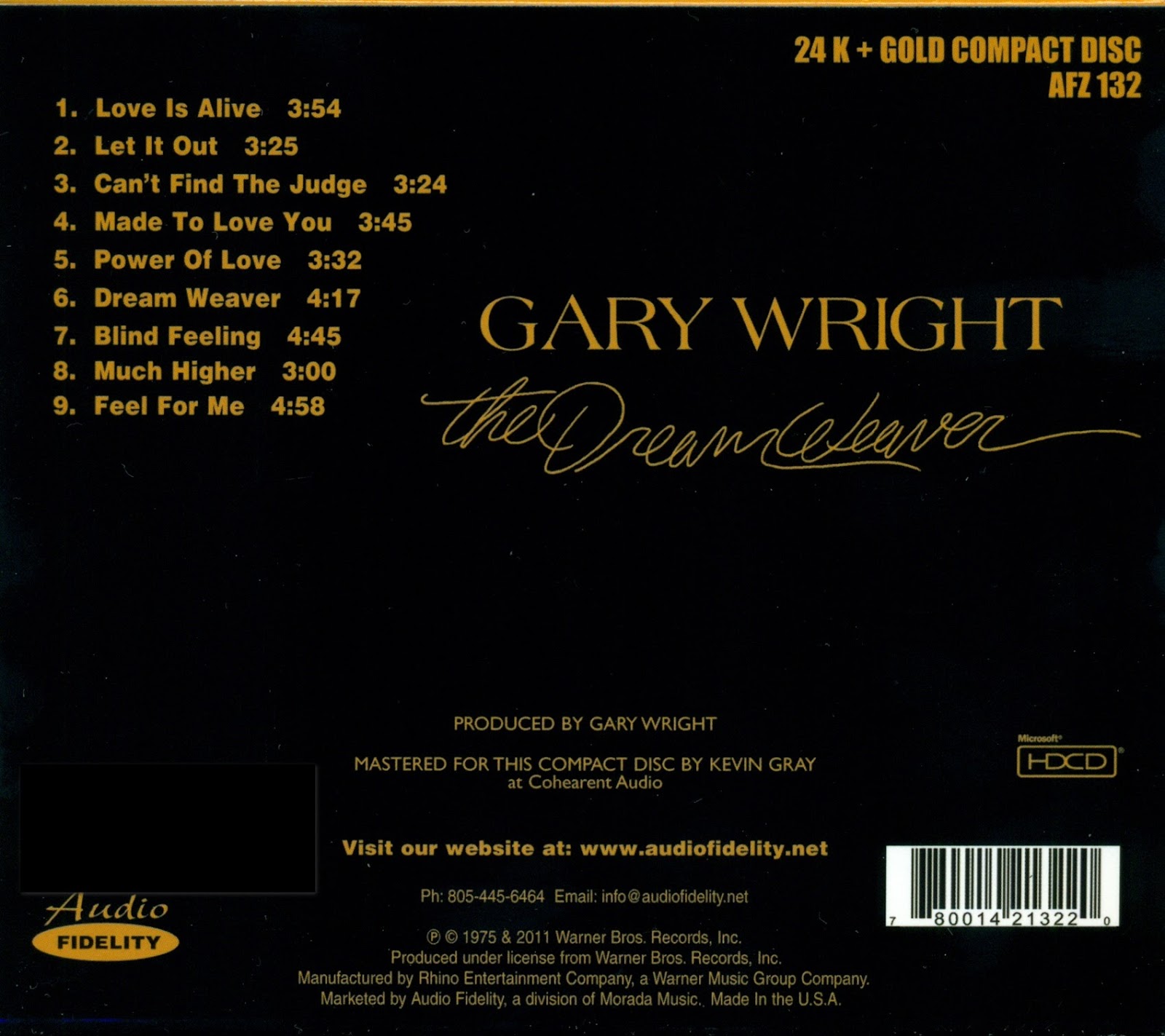 1975 The Dream Weaver - Gary Wright - Rockronología