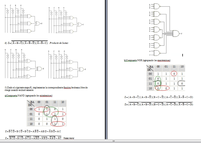 Tecnología de las Computadoras, Prof. Ing. Mauricio Vistosi: Ejercicios ...
