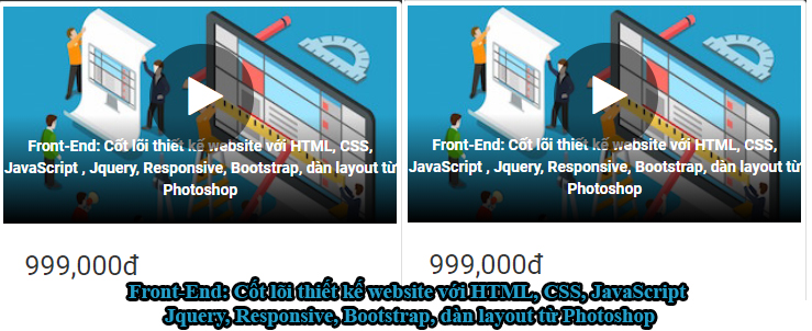 Front End Cốt Lõi Thiết Kế Website Với Html Css Javascript Jquery Responsive Bootstrap