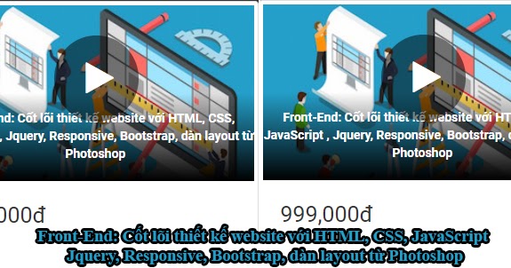 Front End Cốt Lõi Thiết Kế Website Với Html Css Javascript Jquery Responsive Bootstrap 