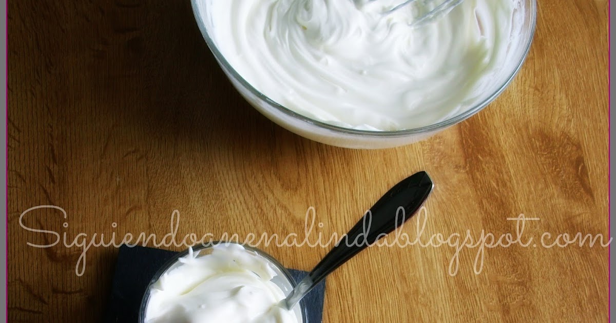 Siguiendo a Nenalinda: Crème Fraîche .....