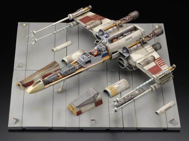 ocd . toy . collector: Cross-section 3D X-Wing