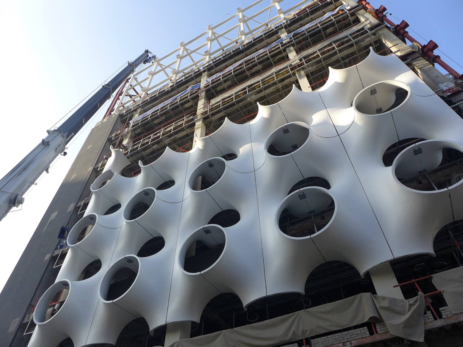 WITHWORKS: 삼성동 KEB 하나은행, 고강도콘크리트 외장패널 & GFRC 공사