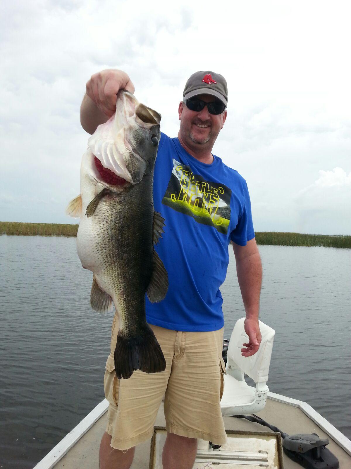 This 10 pound Bass is no April Fool! – Lake Okeechobee Bass Fishing ...