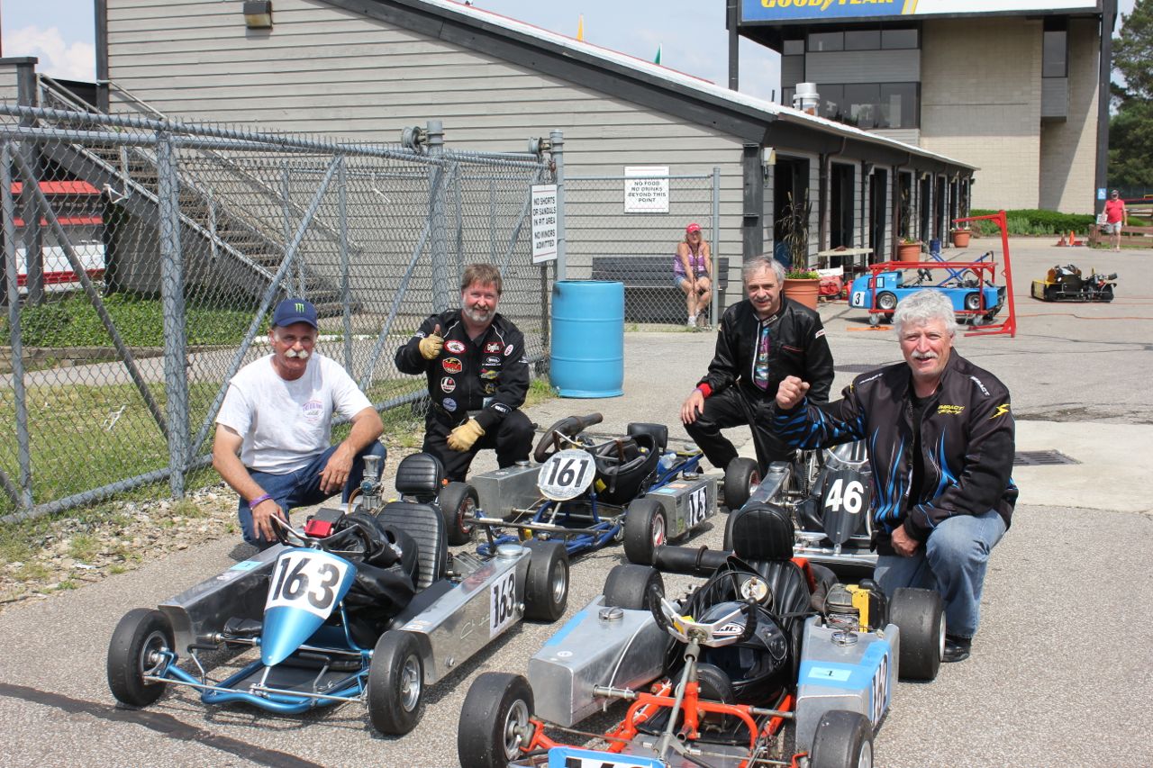 Red Devil Kart Restoration: Vintage karts at Mid-Ohio